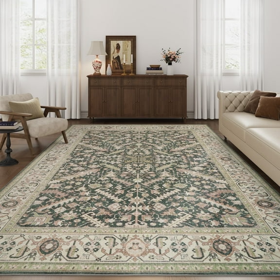 C Round Tie Dye Area Rug 60X60Cm 24X24Inch Silk Wool Blend Carpet For ...