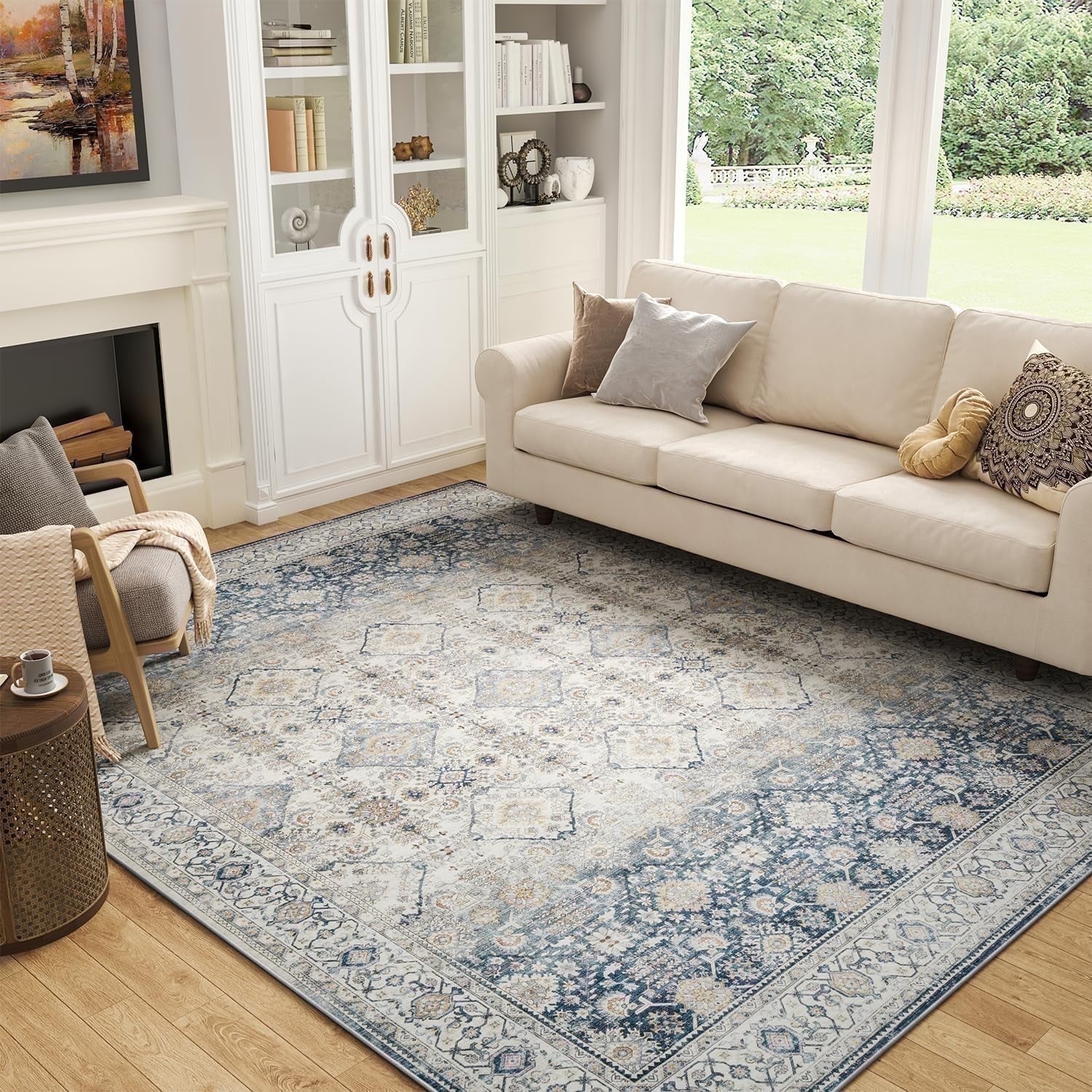 SIXHOME 3'x5' Area Rugs for Living Room Washable Rugs Ombre Vintage ...