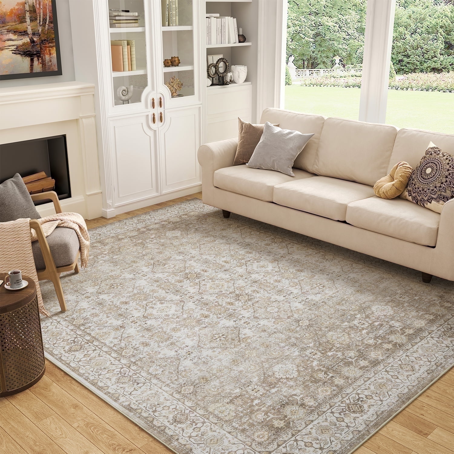 SIXHOME 5'x7' Area Rugs for Living Room Washable Rugs Ombre Vintage ...