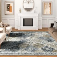 BERTHMEER 8'x10' Abstract Area Rugs for Living Room Bedroom Dining Room ...