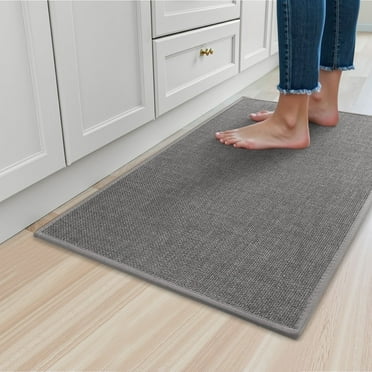 Kitchen Rugs 20"x32" Kitchen Mat Non-Slip Twill Kitchen Floor Mats ...