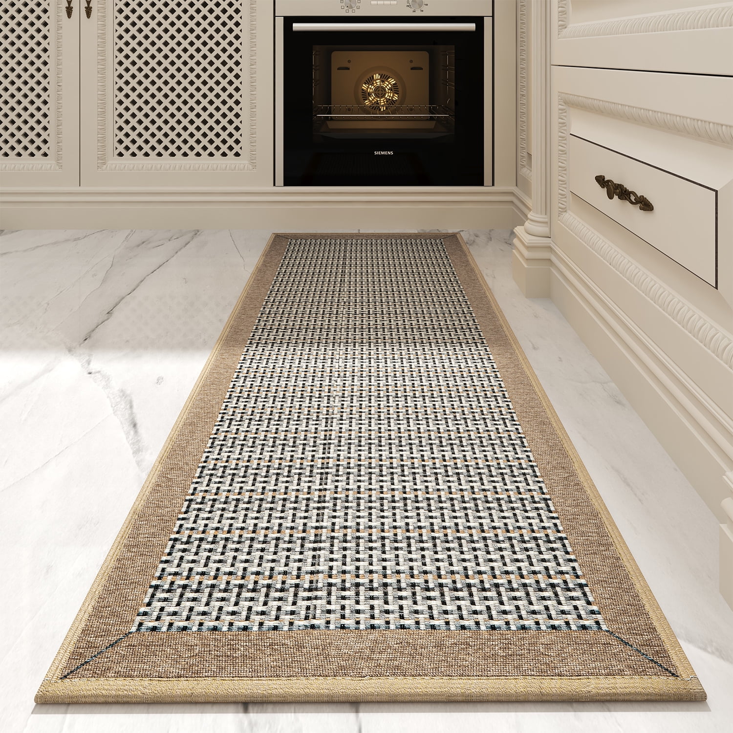 "SIXHOME Non-Slip Long Kitchen Rug 20""x47"", Absorbent Rubber Runner ...