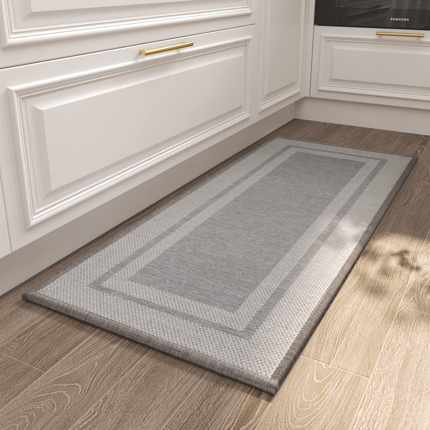 SIXHOME Kitchen Rugs Washable Rubber Backing 17"x47" Non Slip Kitchen ...