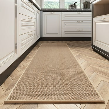 Sloppy Chef Comfort D-Shape Kitchen Floor Rug: 18x30, Skid-Resistant ...