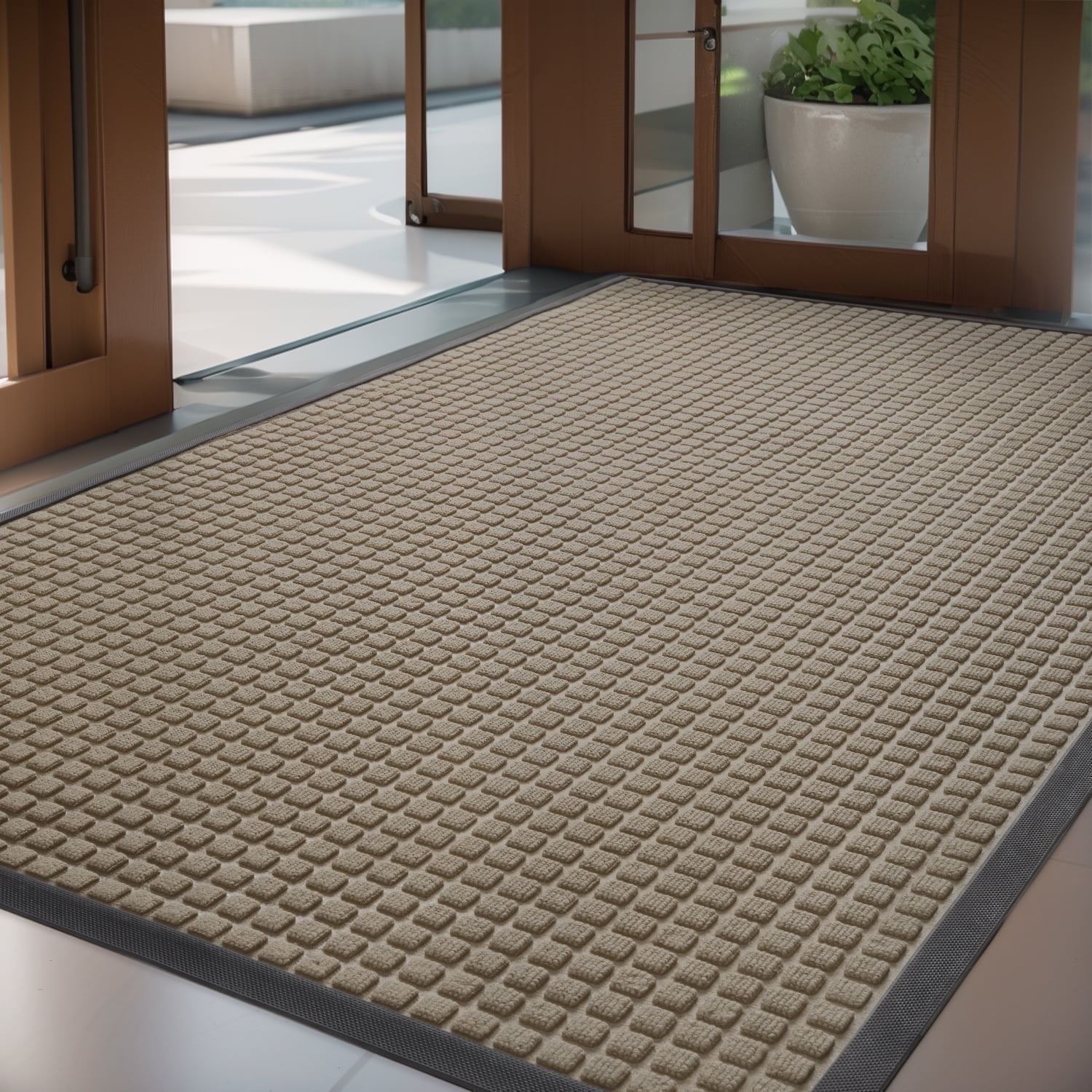 SIXHOME Outdoor Mat Non Slip Doormat 35"x47" Front Door Mat Outside ...