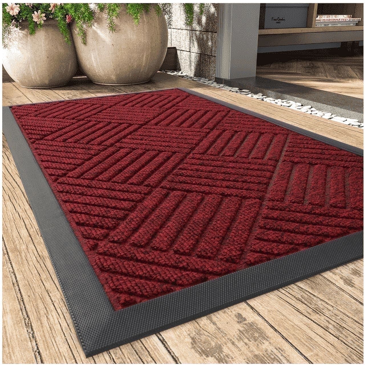 SIXHOME Outdoor Mat Non Slip Doormat 17"x30" Front Door Mat Outside ...