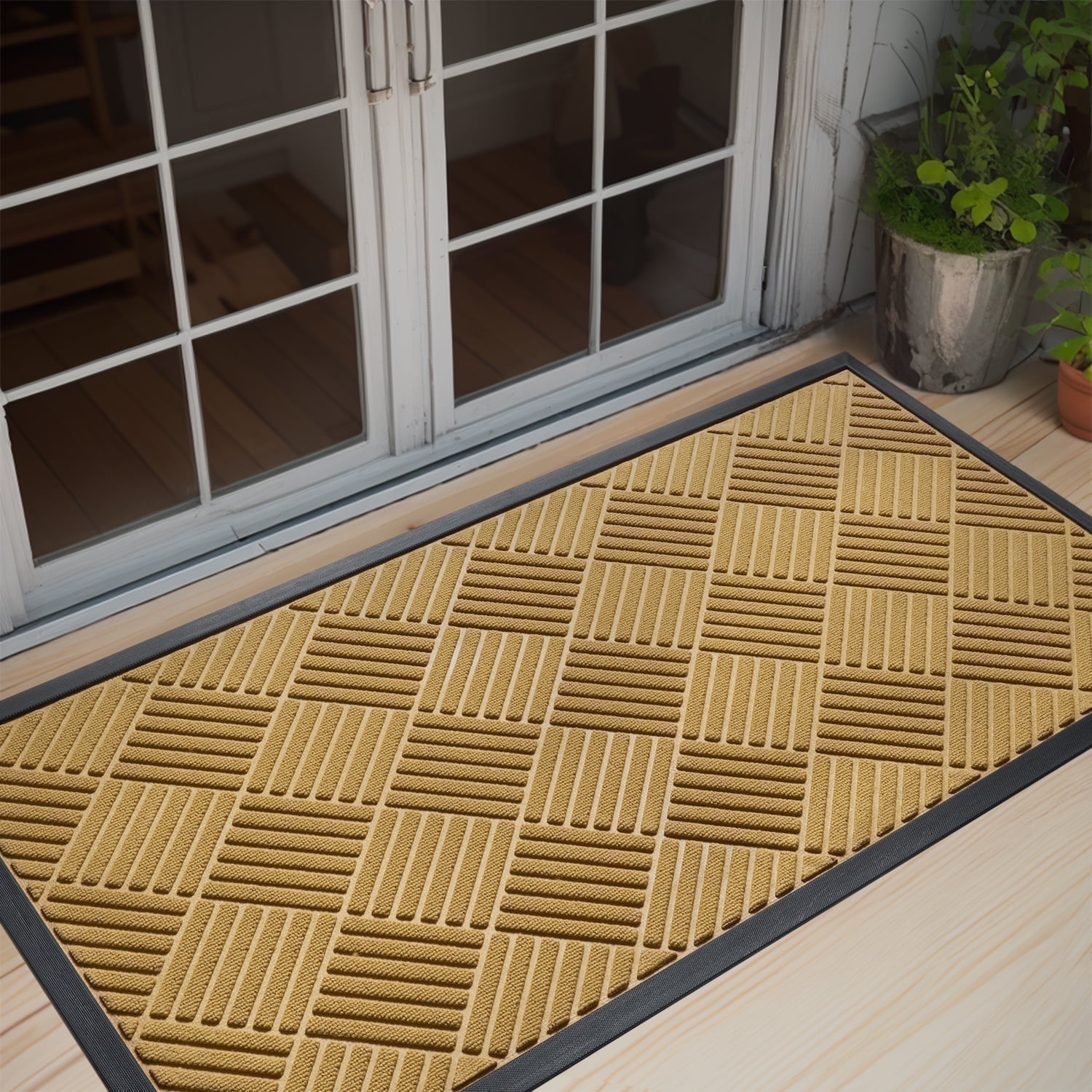 SIXHOME Outdoor Mat Non Slip Doormat 24"x47" Front Door Mat Outside ...