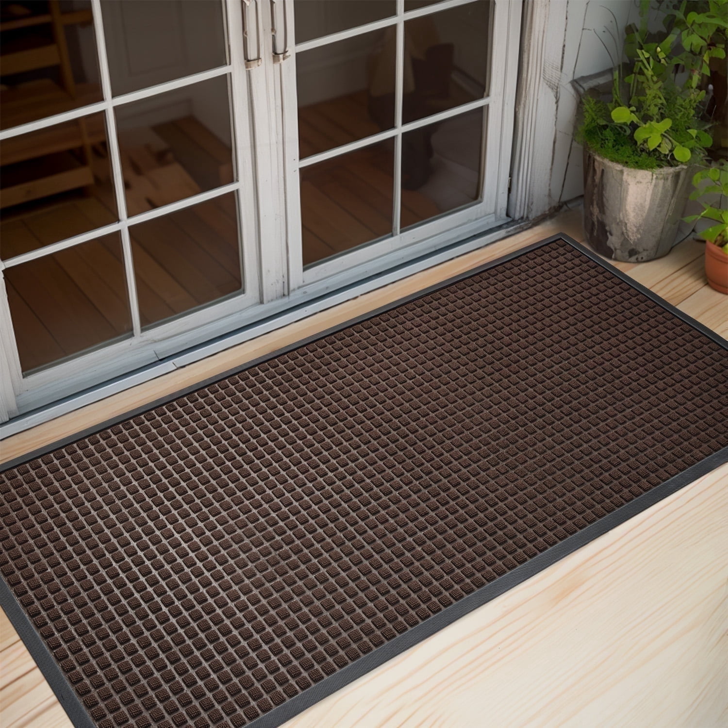 SIXHOME Outdoor Mat Non Slip Doormat 27"x59" Front Door Mat Outside ...