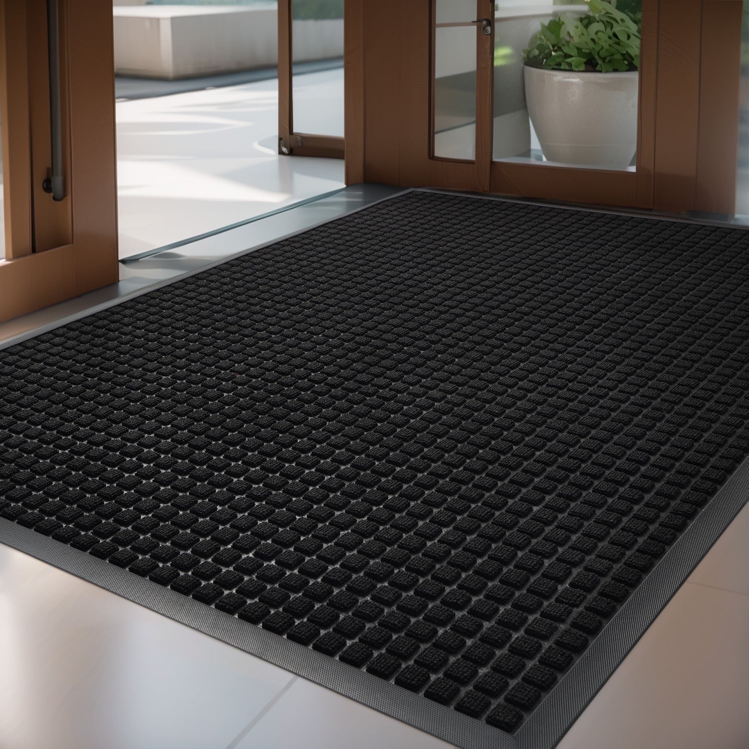 SIXHOME Outdoor Mat Non Slip Doormat 35"x47" Front Door Mat Outside ...