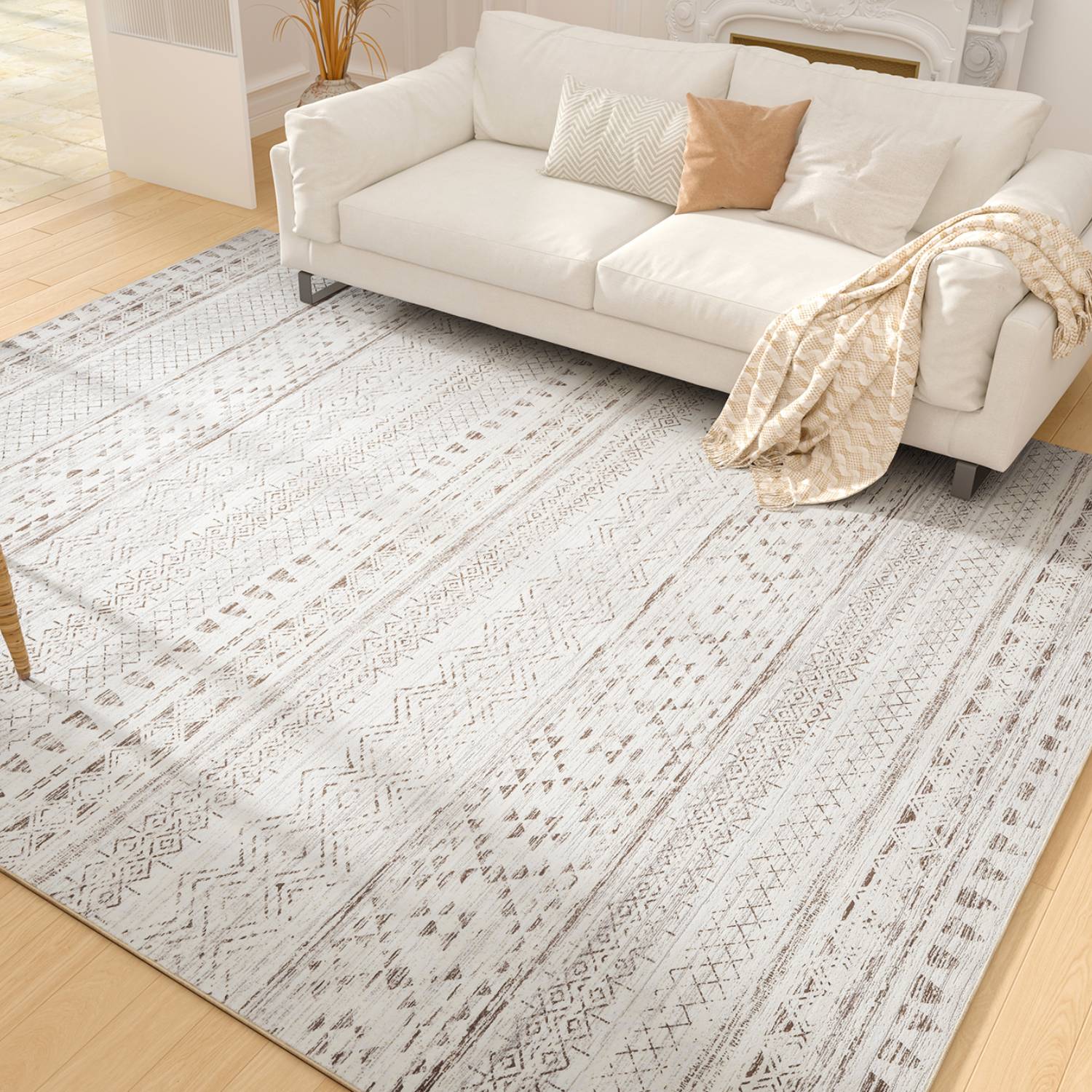 SIXHOME 6'x9' Area Rugs for Living Room Washable Rugs Boho Large Area ...
