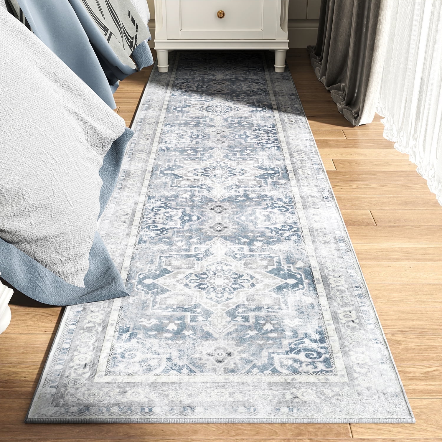SIXHOME 2x8 Non-Skid Runner Rugs, Washable Oriental Rug with Rubber ...