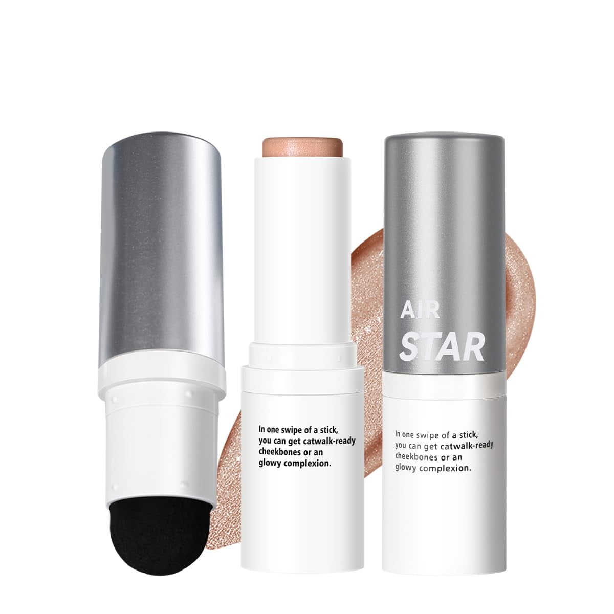 SIYDYRIT Natural Dewy Glow Highlighter Stick, Glassy Highlighter Balm ...