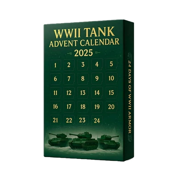 SIYTUAU 2025 Wwii Tank Advent Calendar Made From Plastic For Military ...