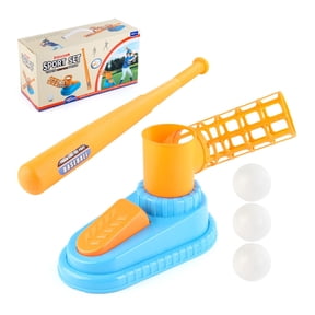 Doloowee Toddler Tee Ball Set, Foam Bat and 10 Balls, Height Adjustable ...