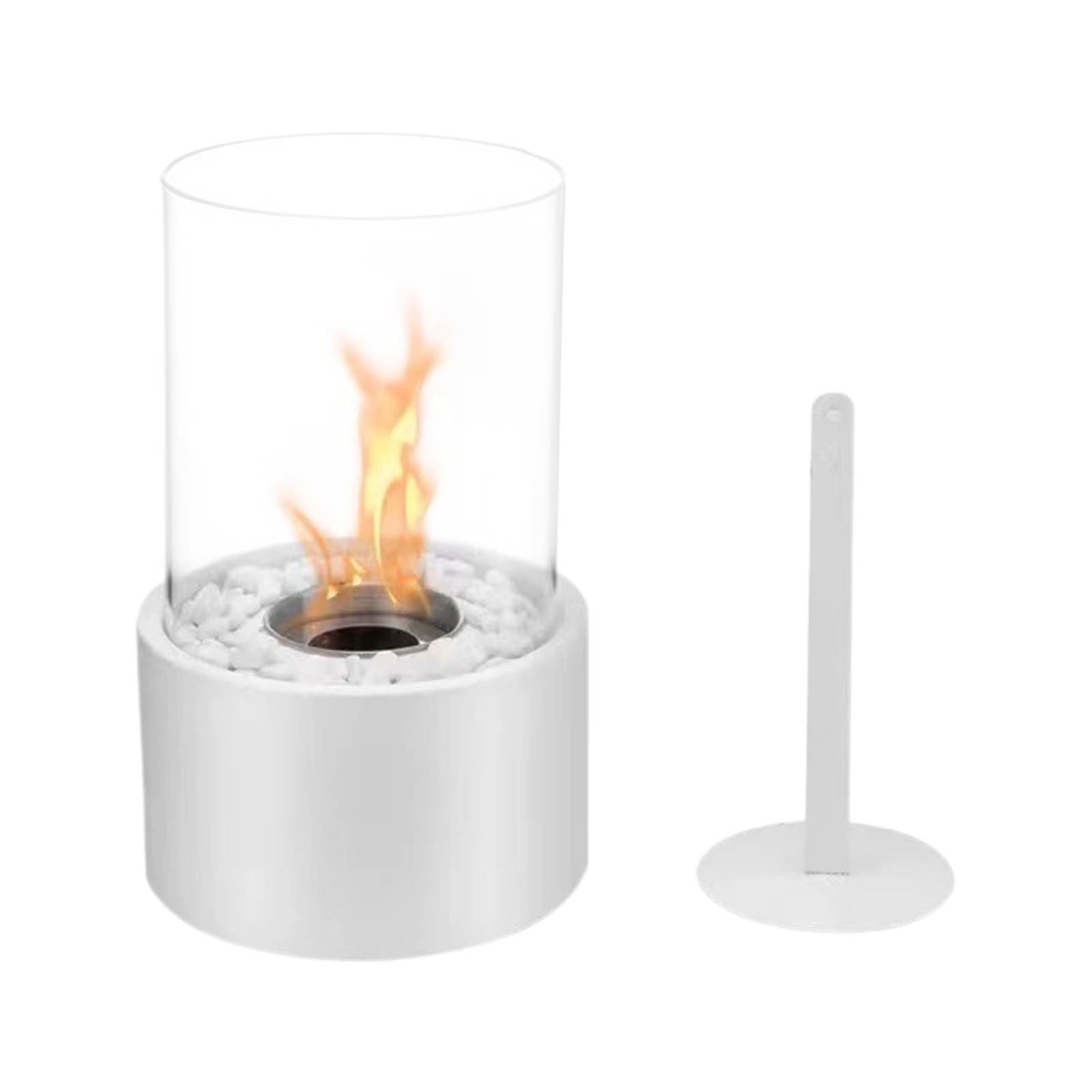 SIYTUAU Bioethanol Tabletop Fireplace With Decorative And Fire ...