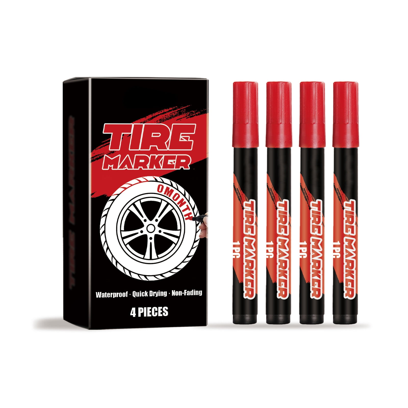 SIYTUAU Car Tire Paint Pens For Multi-Color Coloring And Diy Design Oil ...
