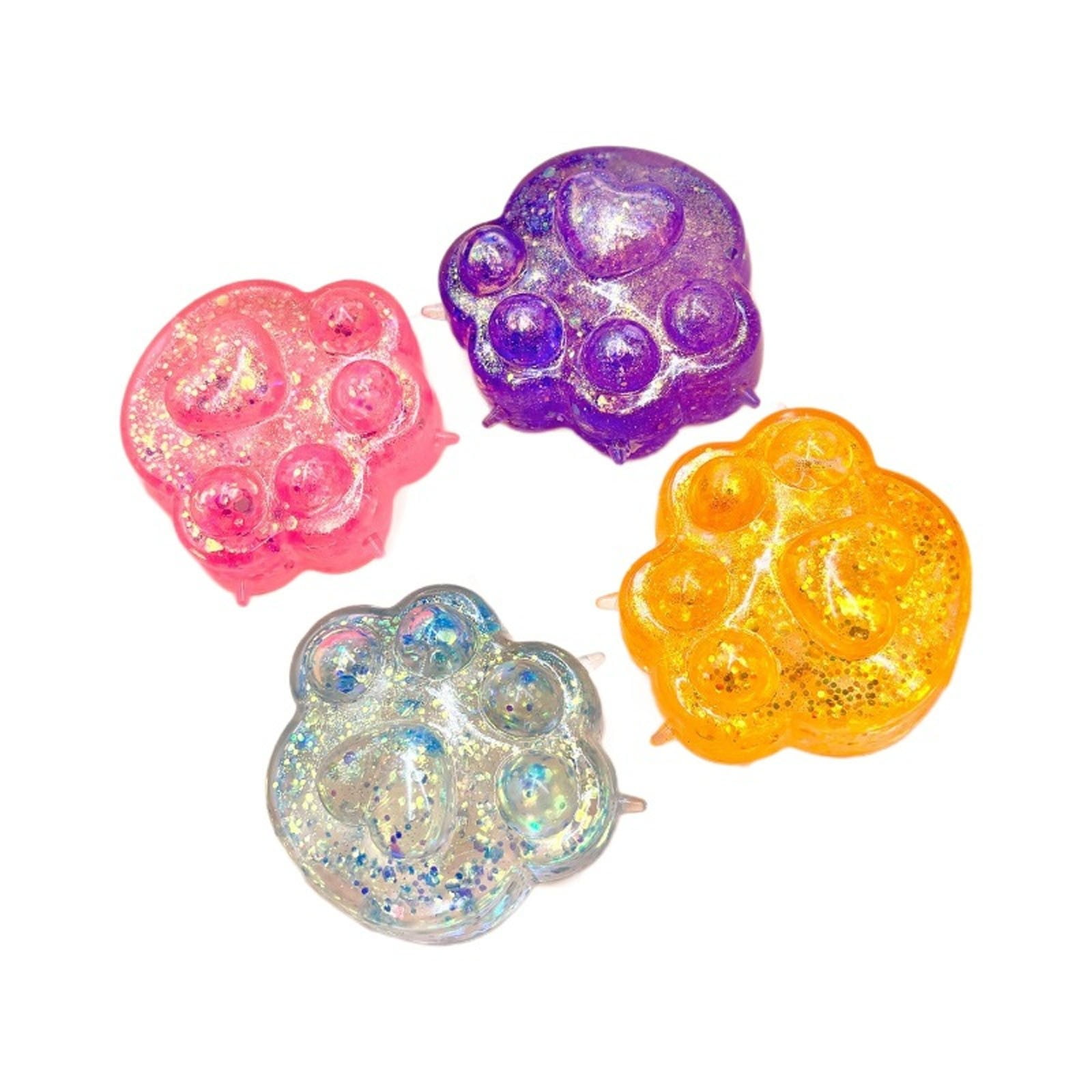 SIYTUAU Cat Paw Stress Ball Fidget Toy Slow Rising Squishy Sensory Toy ...
