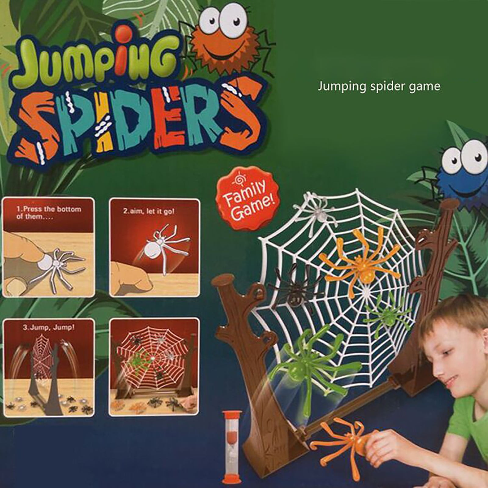 SIYTUAU Childrens Desktop Bouncing Spider Game Family Party ...