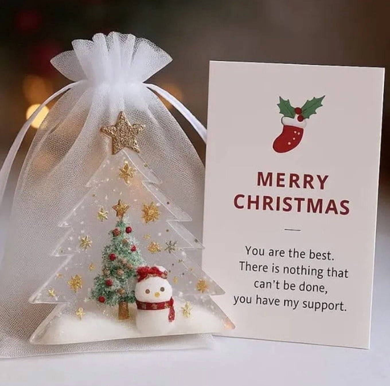 SIYTUAU Christmas Candy Bags With Snowman Christmas Tree Snowflake ...