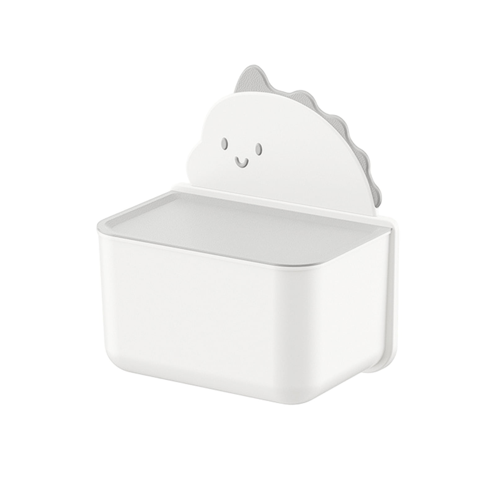 SIYTUAU Concise Bathroom Tissue Box Wall Mounted Hole Free Toilet ...