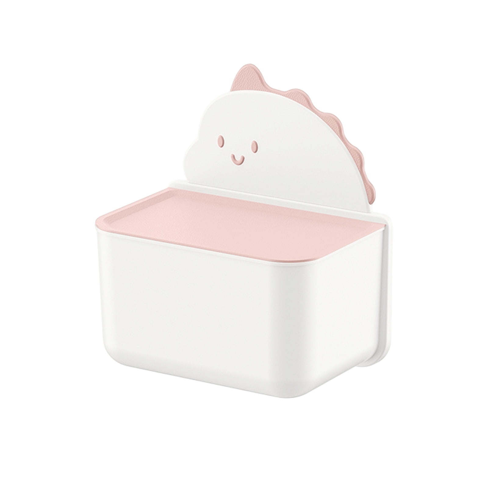 SIYTUAU Concise Bathroom Tissue Box Wall Mounted Hole Free Toilet ...