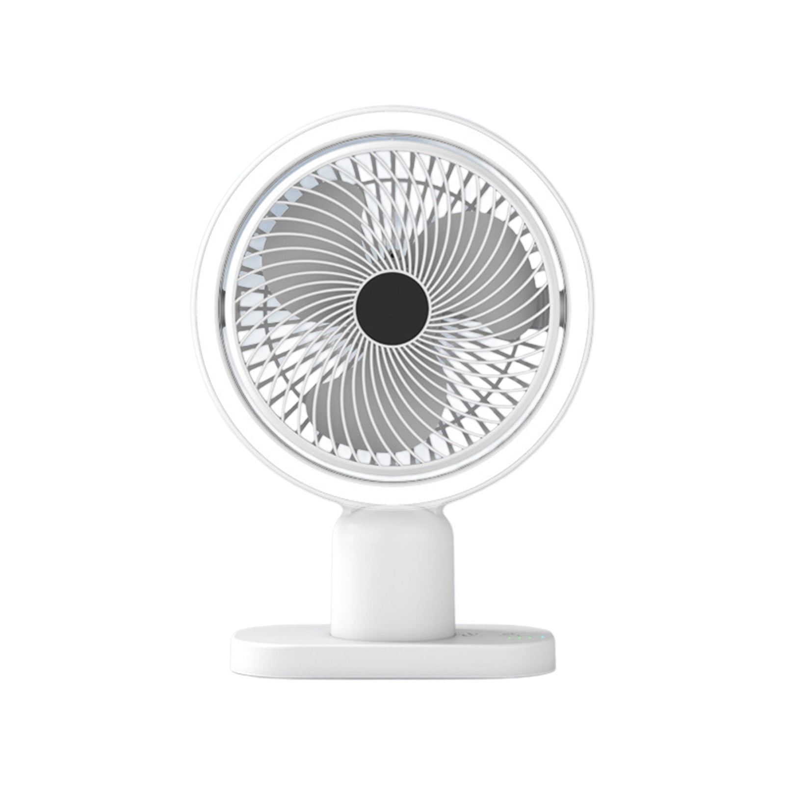 SIYTUAU Desktop Mini Fan With Fill Light Wind Power Home Office Small ...
