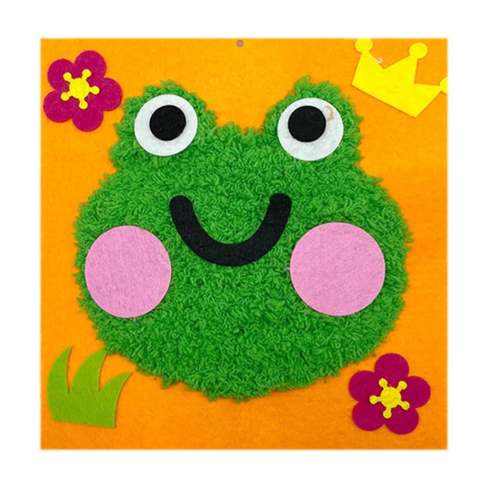 SIYTUAU Diy Embroidery Doll Sewing Kit For Kids Frog Design Handcraft ...