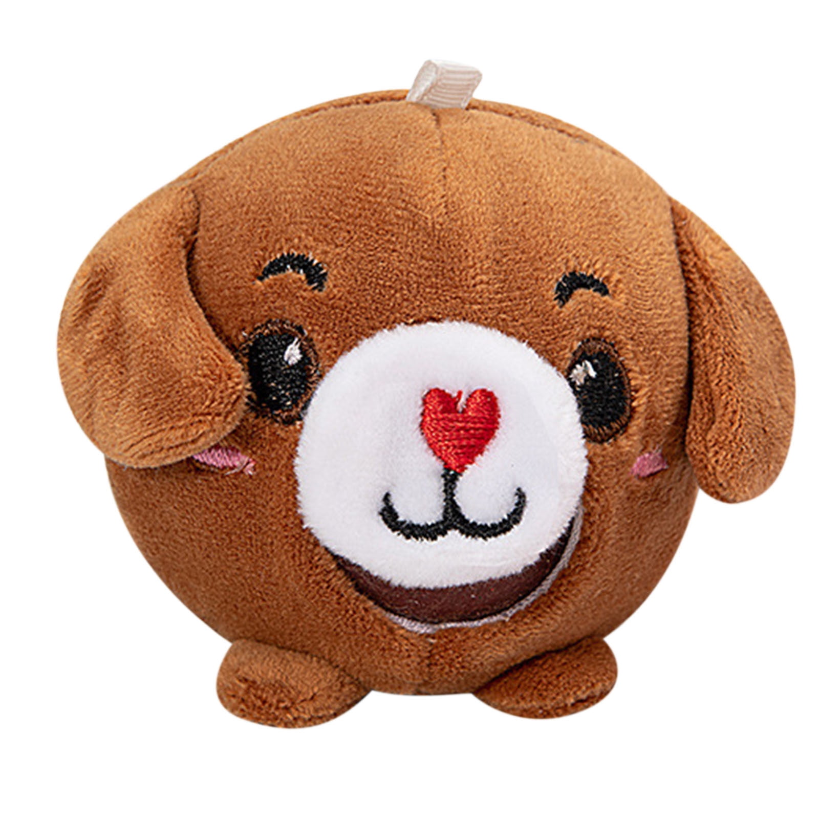 SIYTUAU Dog Plush Stress Ball Brown Tpr Squeeze Sensory Fidget Toy For ...