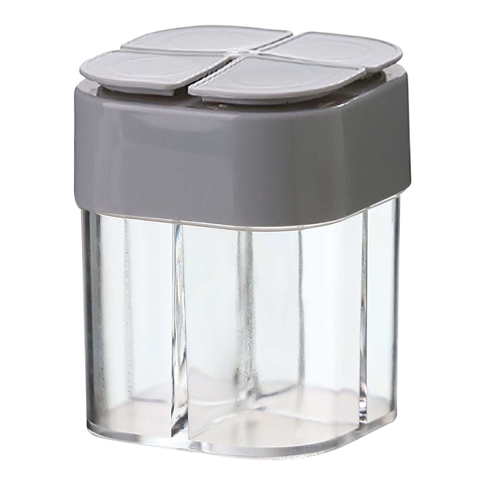 SIYTUAU Four In One Seasoning Box Kitchen Flip Lid Transparent Spice ...