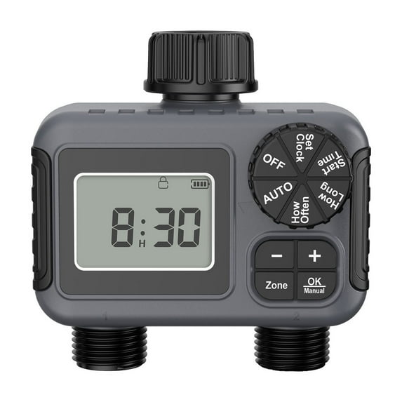 SIYTUAU Garden Water Timer Automatic Irrigation Controller Outdoor ...