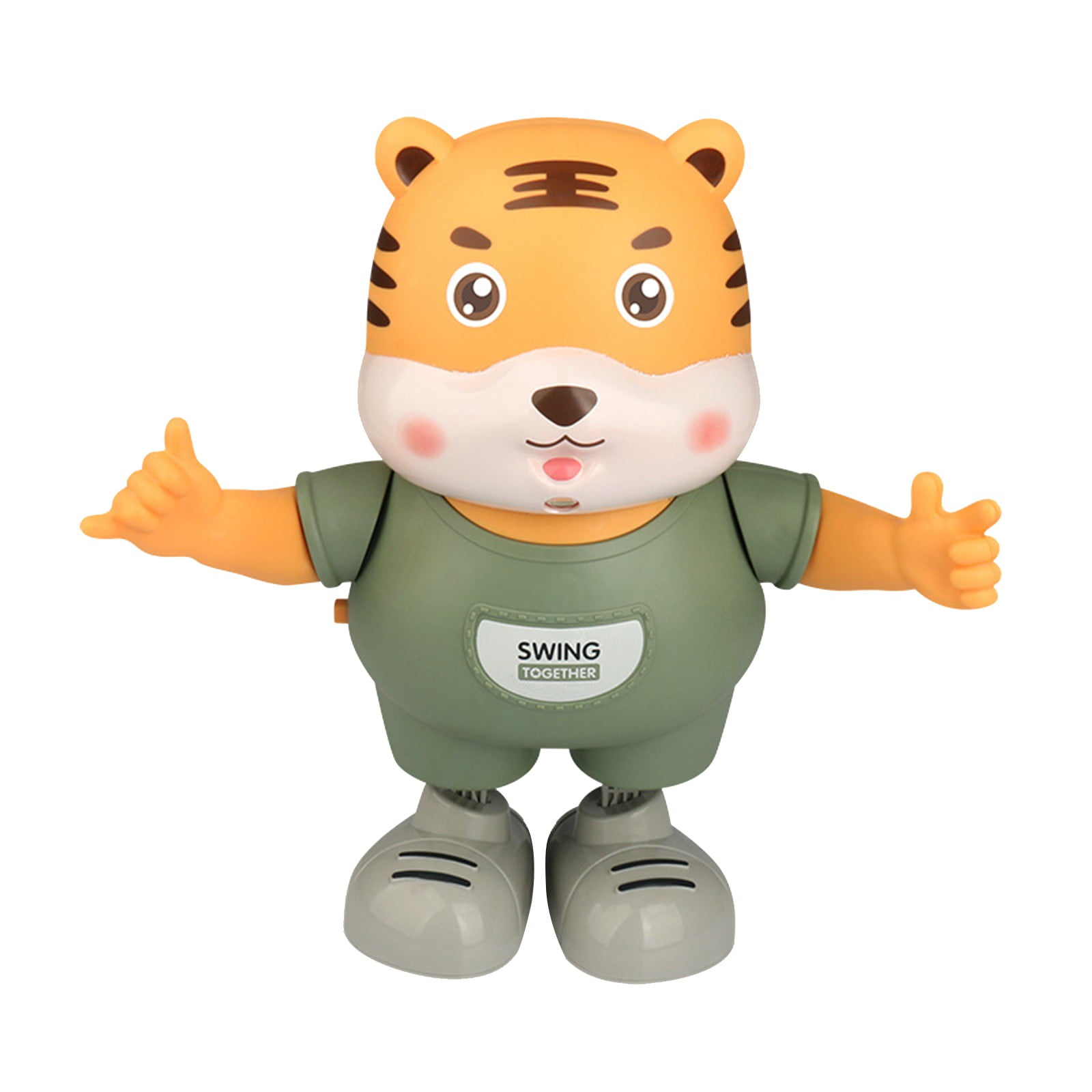 SIYTUAU Green Animatronic Tiger Toy With Dancing Motion Projection ...