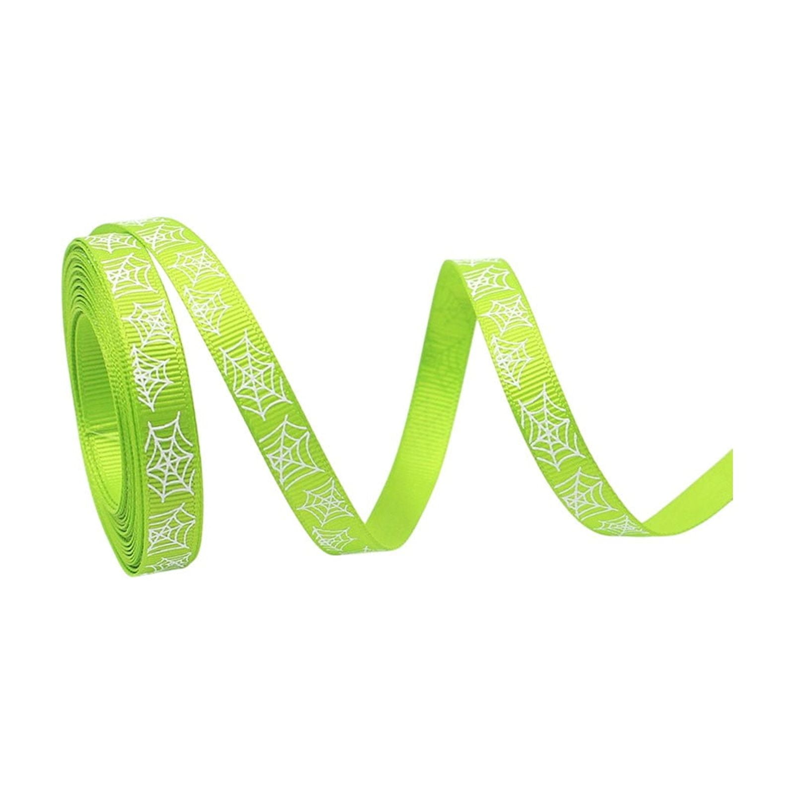 SIYTUAU Green Halloween Themed Ribbon Spool 10 Yards Polyester ...