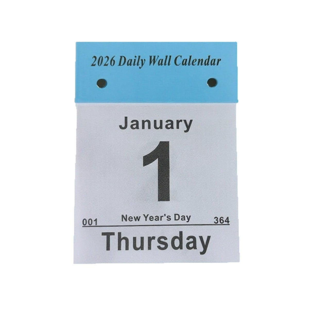 SIYTUAU Hand Calendar 365 Days One Sheet A Day Hanging Calendar 2026 ...