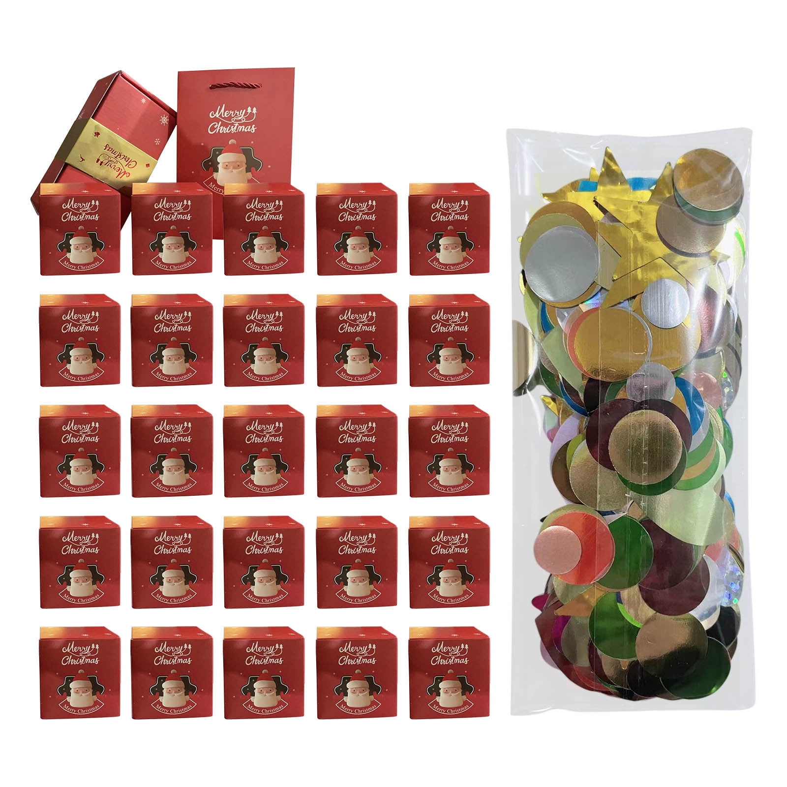 SIYTUAU Holiday Jumping Surprise Box With 25 Pop Up Bouncing Boxes Gift ...