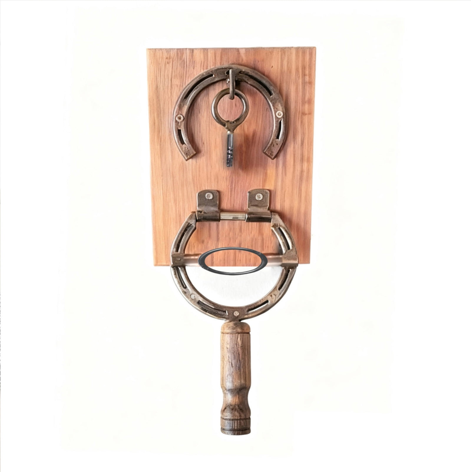 SIYTUAU Horseshoe Shaped Wine Bottle Opener 7.87X4.72X5.12 Inches Wall ...
