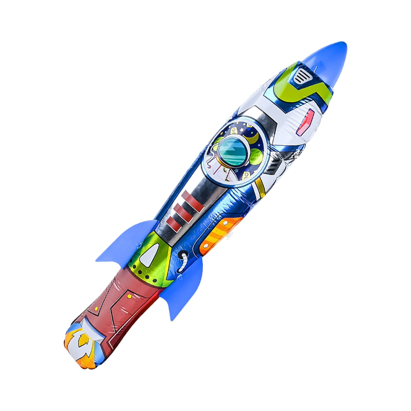 SIYTUAU Inflatable Rocket Launcher Toy Hand Thrown Balloon Outdoor ...
