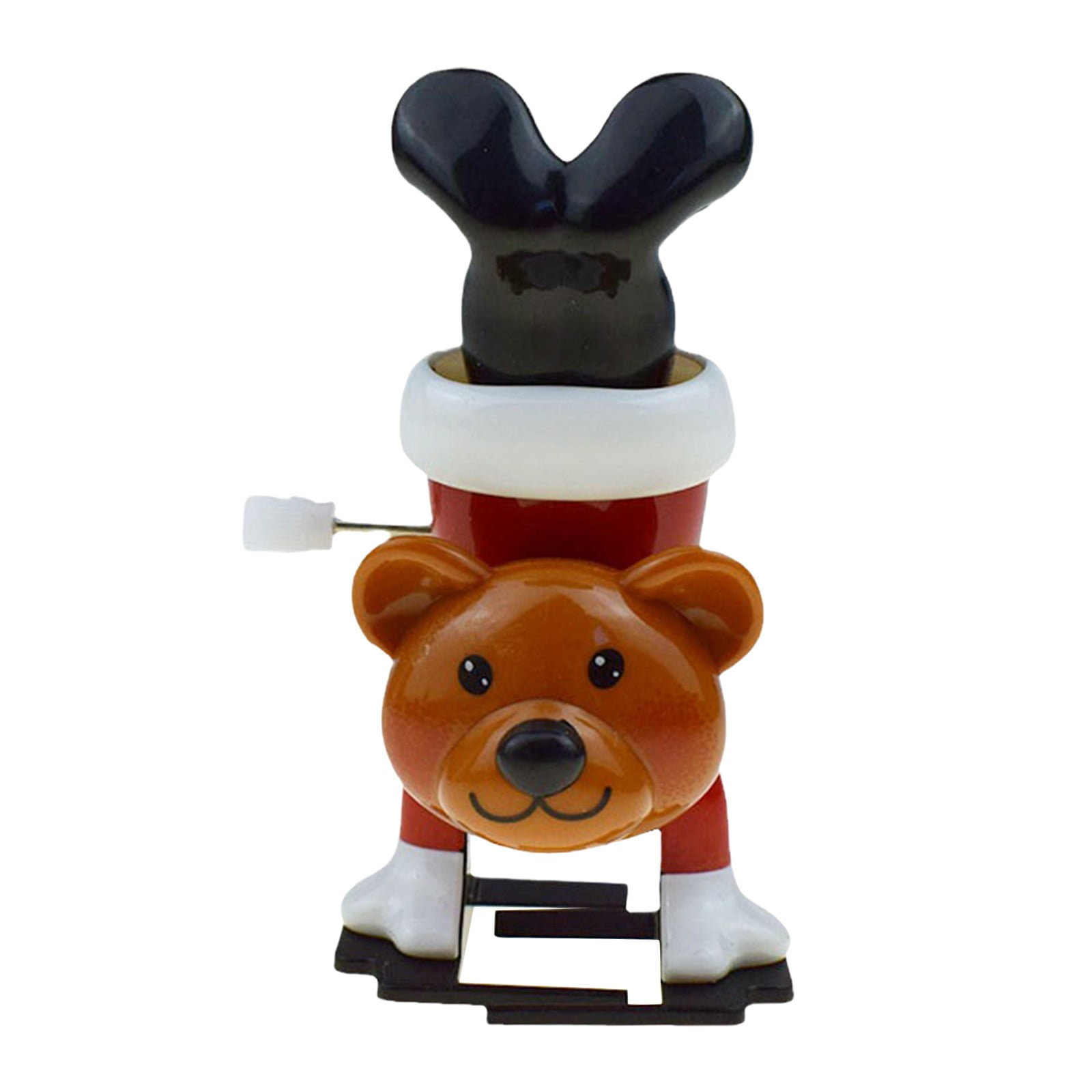 SIYTUAU Inverted Christmas Clockwork Toy D With Snowman And Santa Bear ...