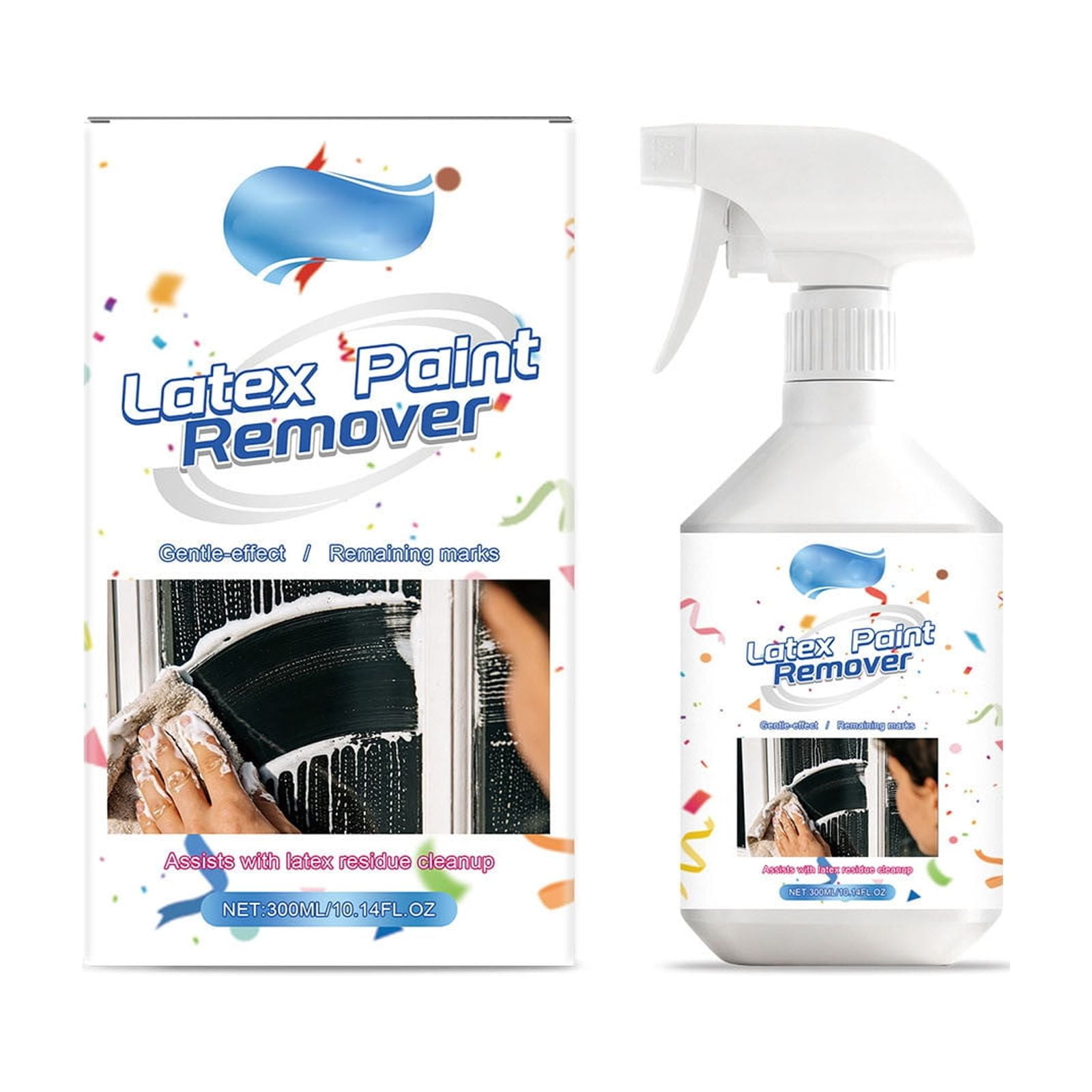 SIYTUAU Latex Paint Remover Gel For Walls Glass And Tiles 300Ml Gentle ...