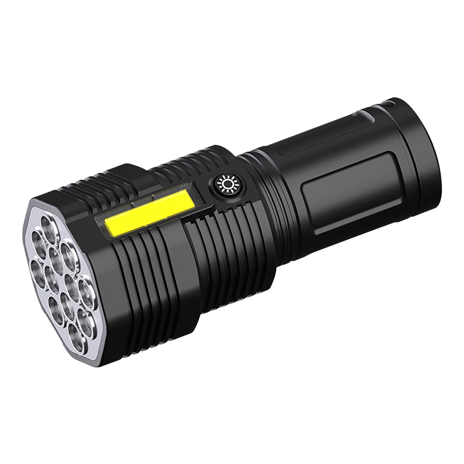SIYTUAU Led Flashlight 12 Lights Strong Beam Usb Charging Outdoor Side ...