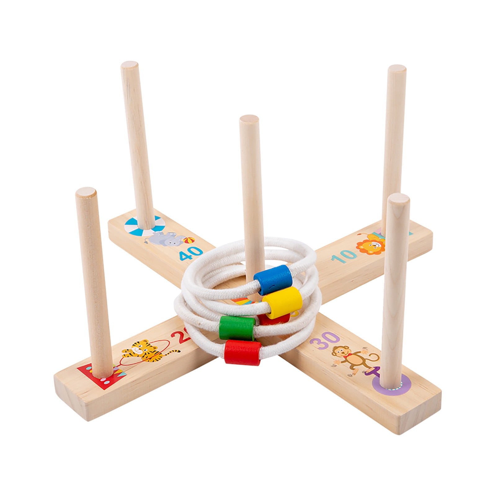 SIYTUAU Loop Game Toy Wood Color For Children Kindergarten Outdoor ...