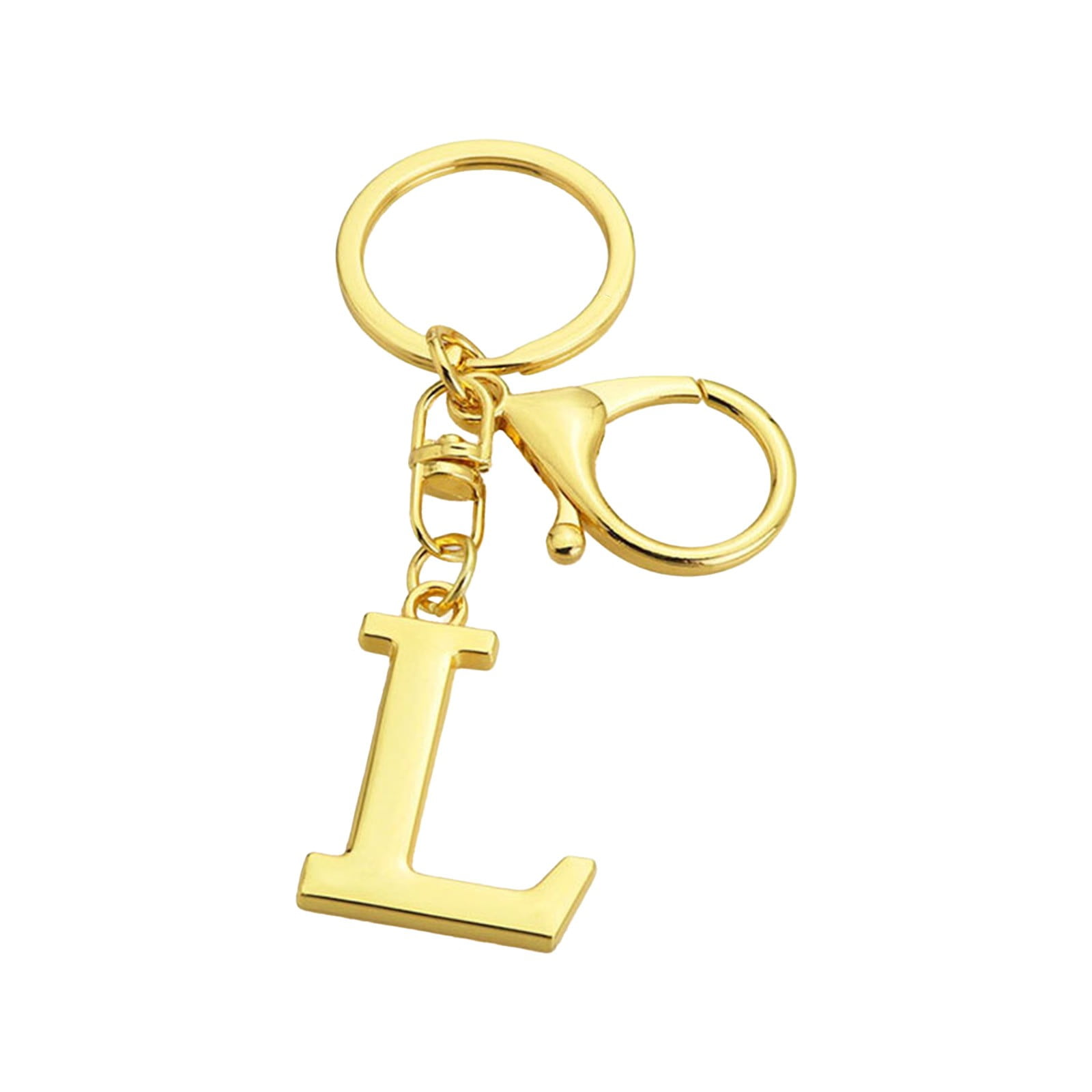 SIYTUAU Metal Alphabet Keychain A To Z Letter Pendant For Bag Keys Gift ...