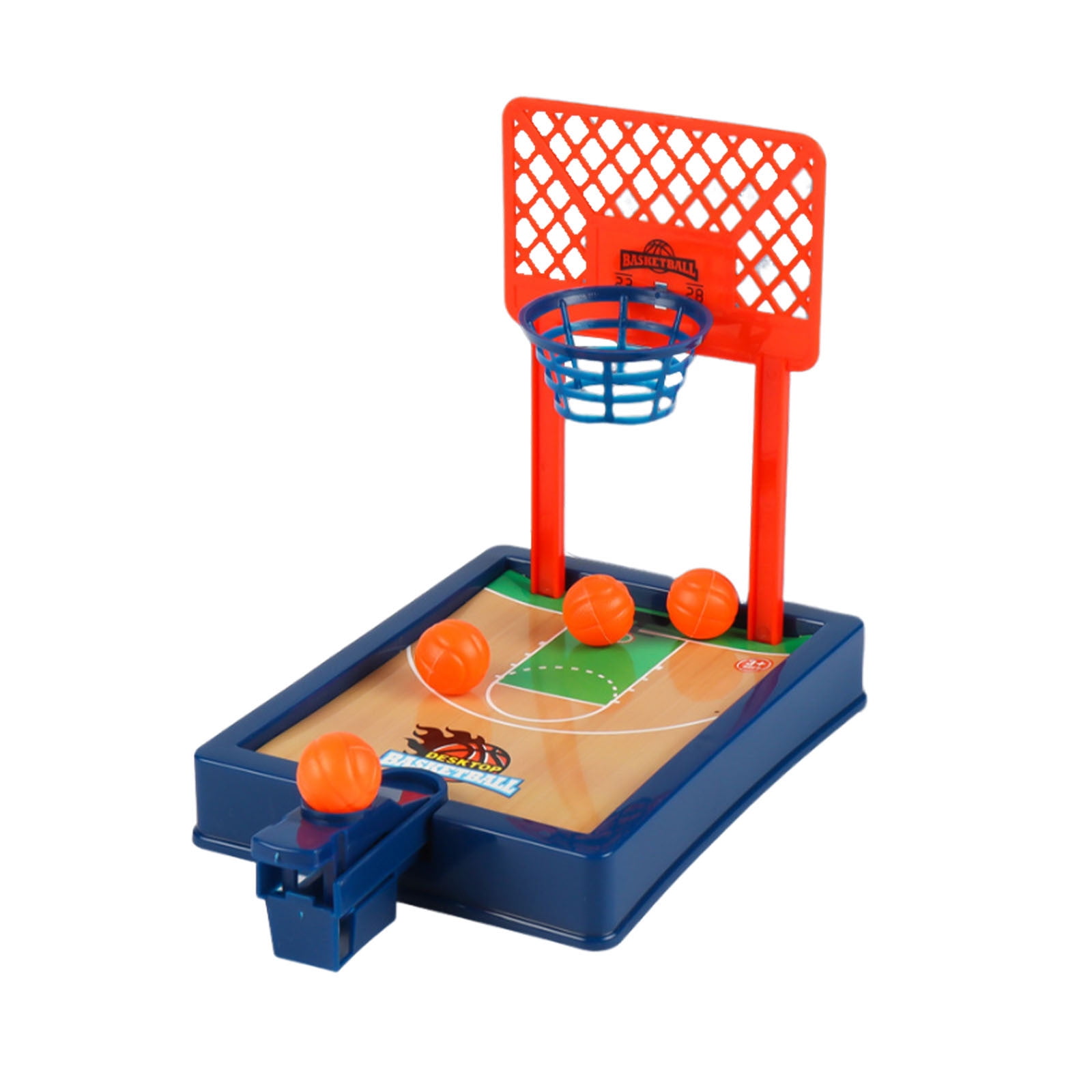 SIYTUAU Mini Desktop Basketball Game Hoop Stand Double Finger Flick ...