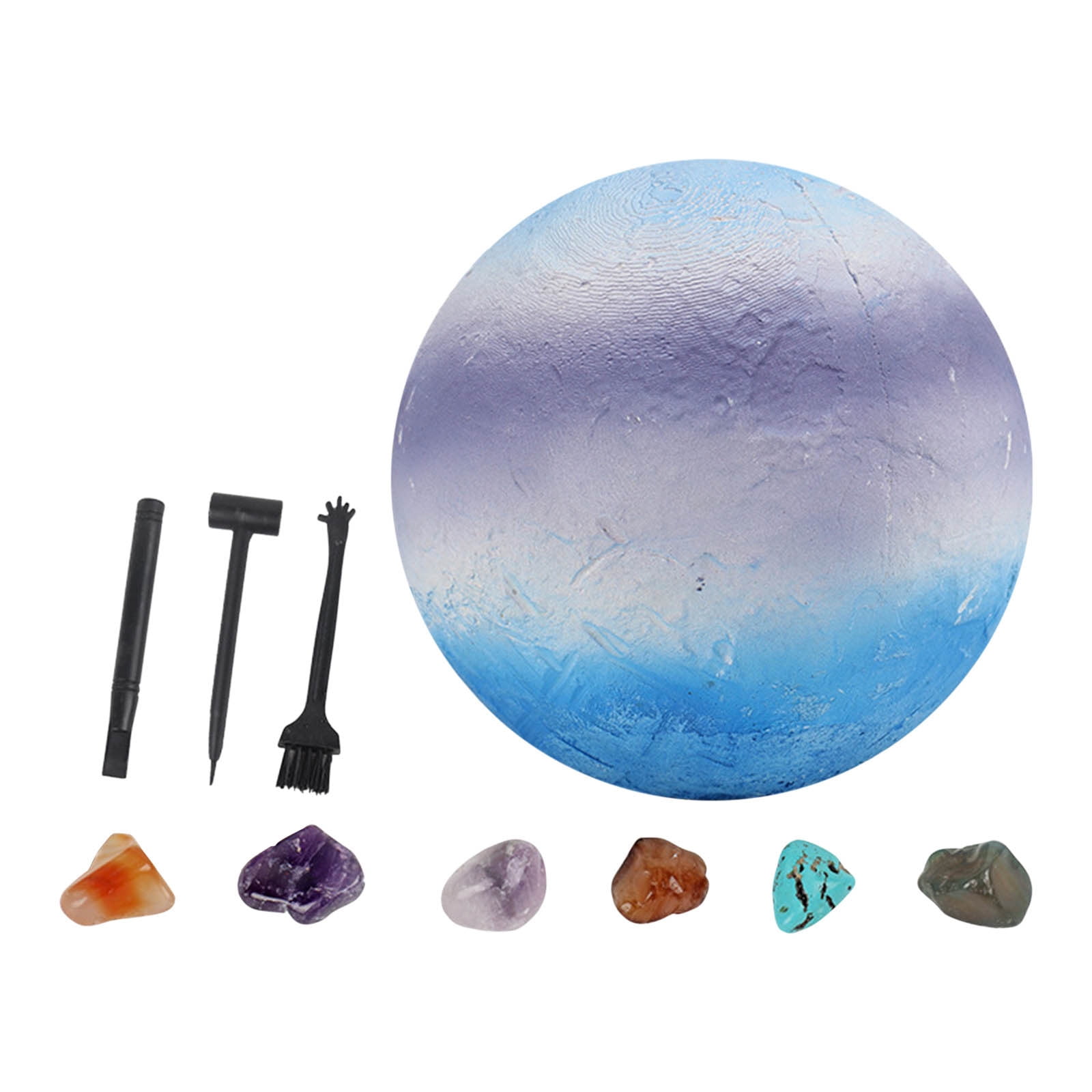 SIYTUAU Neptune Planet Mining Toy Archaeology Kit For Kids Excavate ...