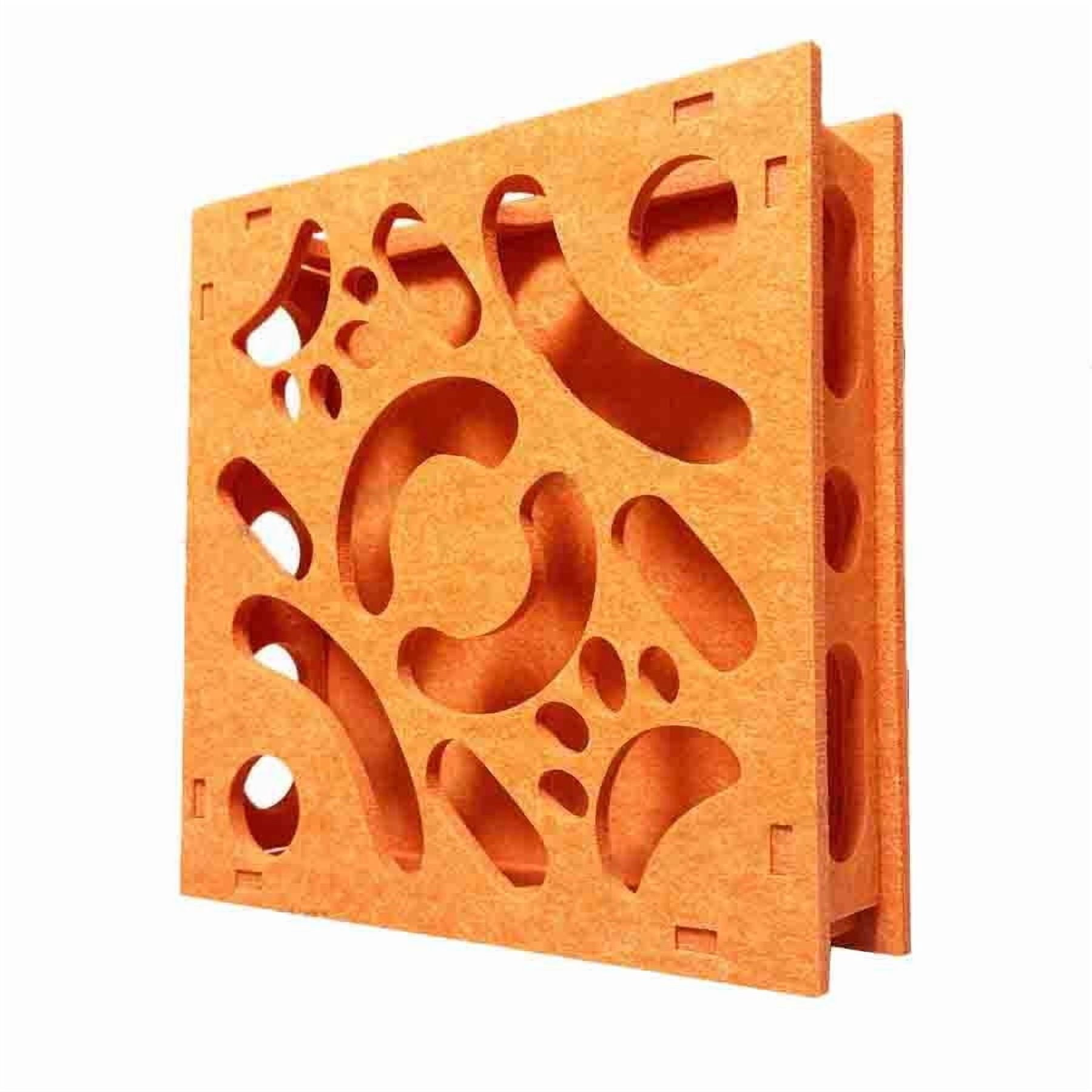 SIYTUAU Orange Cat Maze Puzzle Box Small Size Plastic Brain Teaser Toy ...