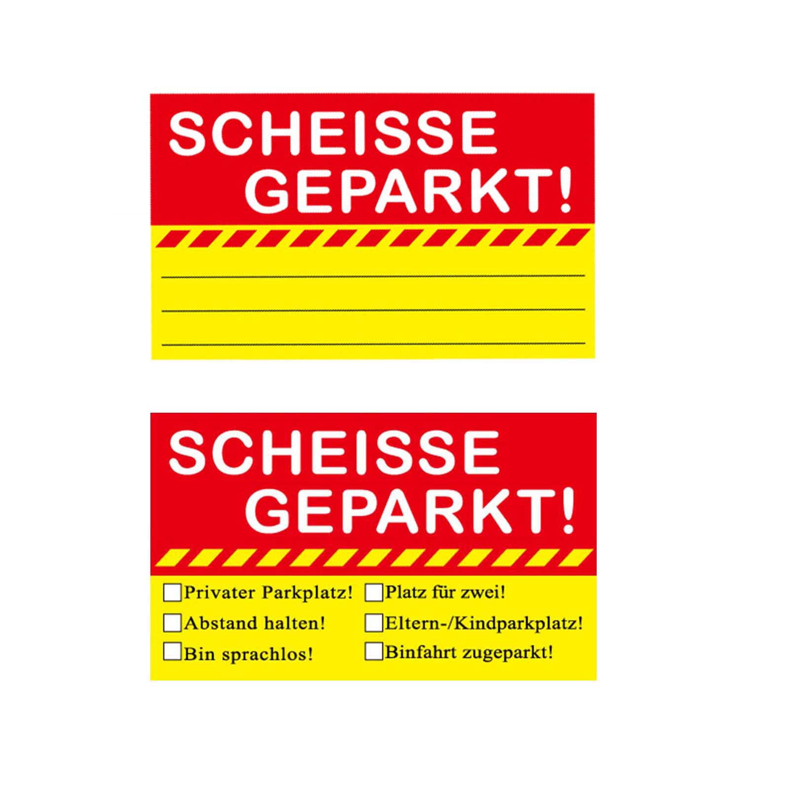 SIYTUAU Parking Violation Cards Set 50Pcs Fake Tickets Adult Prank Joke ...