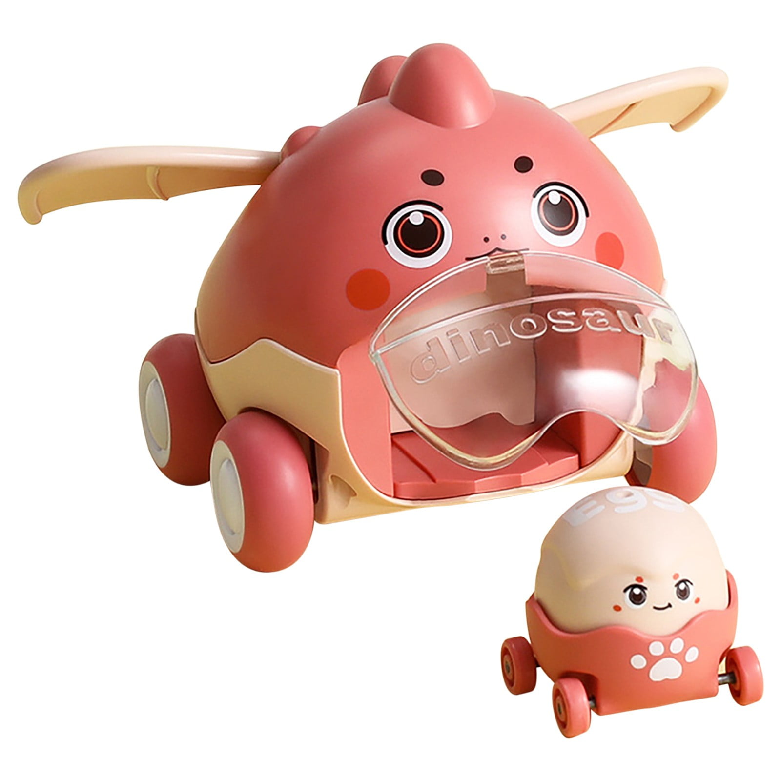 SIYTUAU Pink Dinosaur Catapult Inertia Toy Car With Eject Function For ...