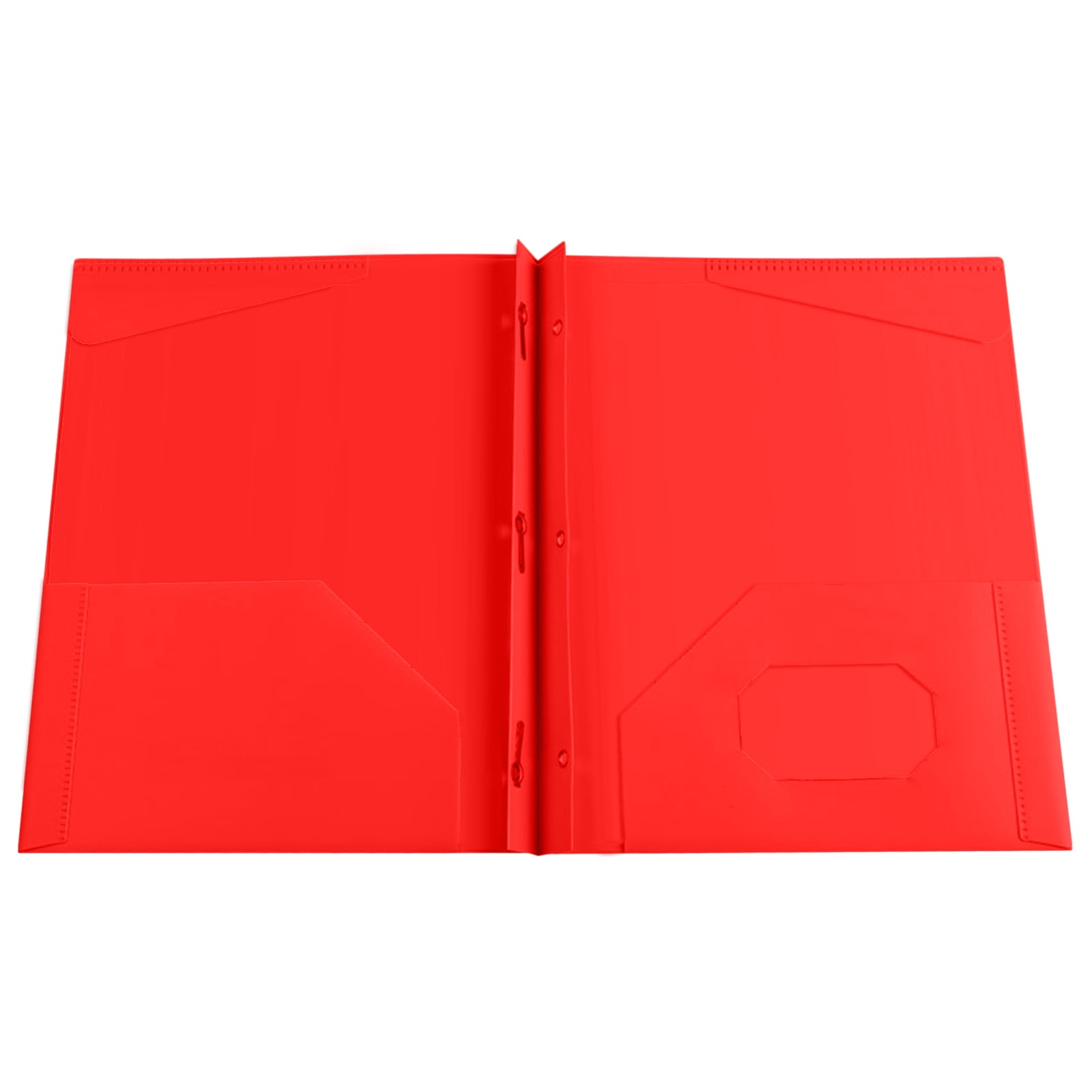 SIYTUAU Plastic Folders With Pockets Heavy Duty Letter Size File ...