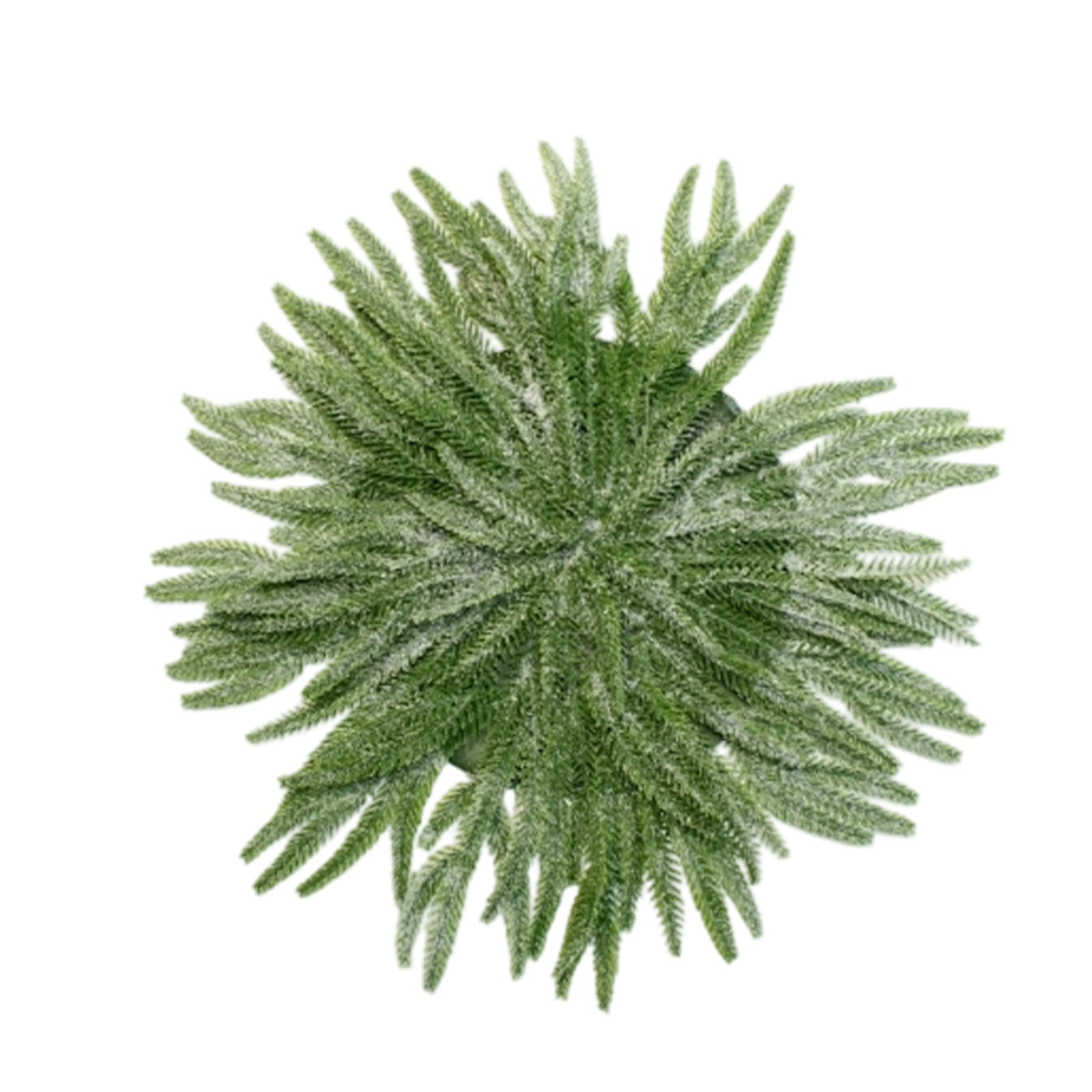 SIYTUAU Realistic Greening Christmas Table Mat White Plastic Material ...