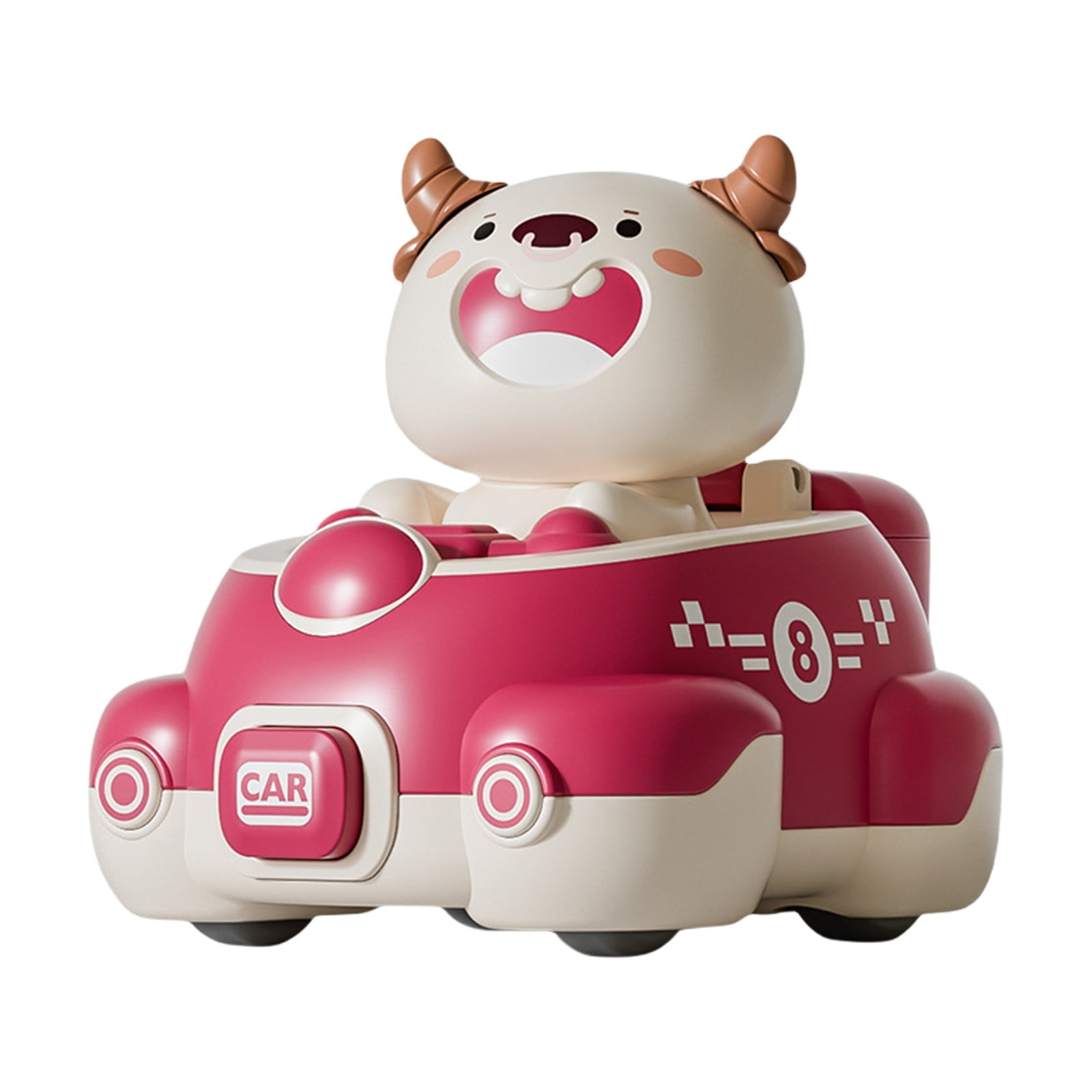 SIYTUAU Red Childrens Collision Car Toy With Candy Storage Inertia ...