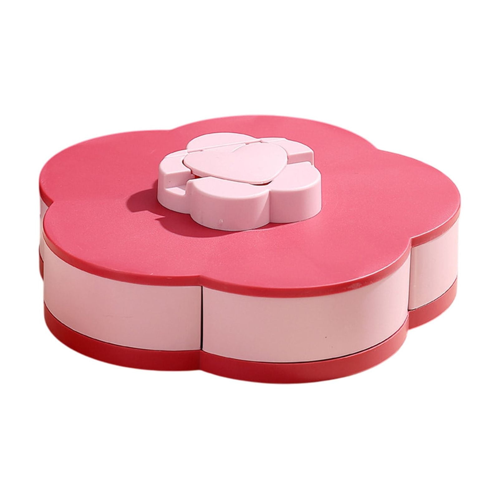 SIYTUAU Rotating Snack Tray Plastic Dried Fruit Candy Box Living Room ...